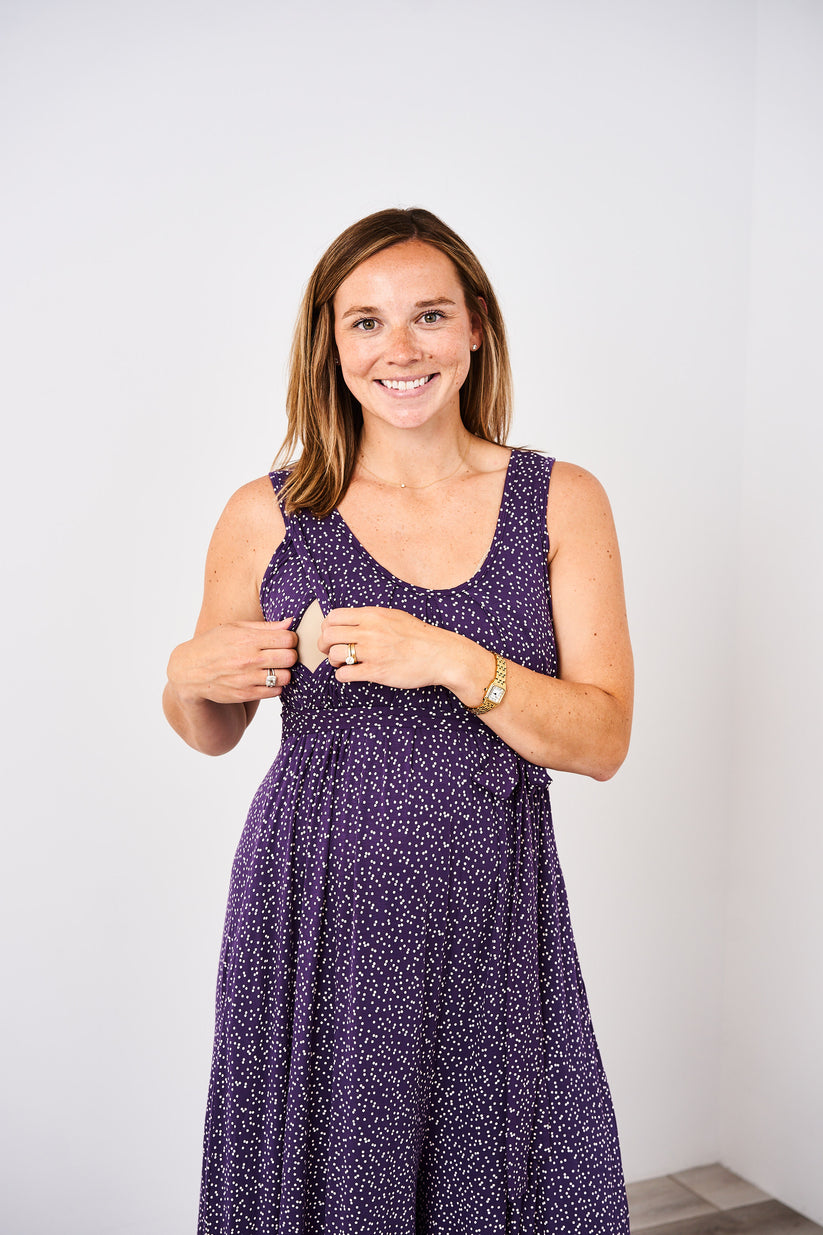 The Momper® Sleeveless Maxi Nursing Momper – Latched Mama
